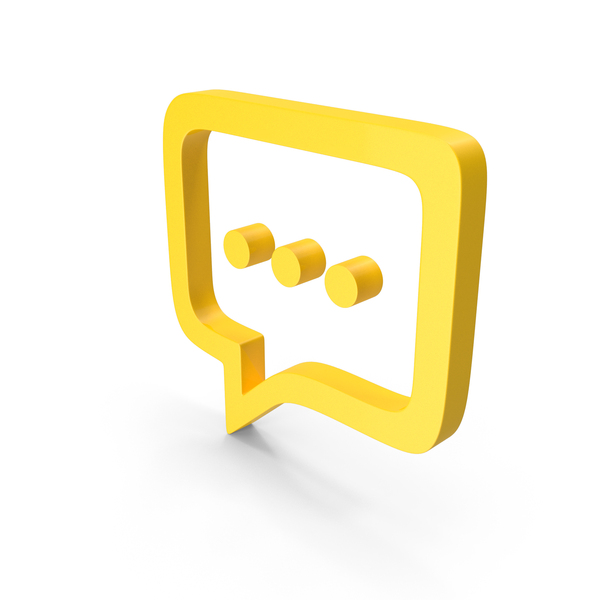 Yellow SMS Icon PNG Images & PSDs for Download | PixelSquid - S118001154