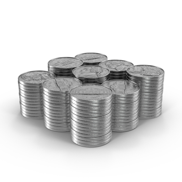 Stack of Nickels PNG Images & PSDs for Download | PixelSquid - S105745745