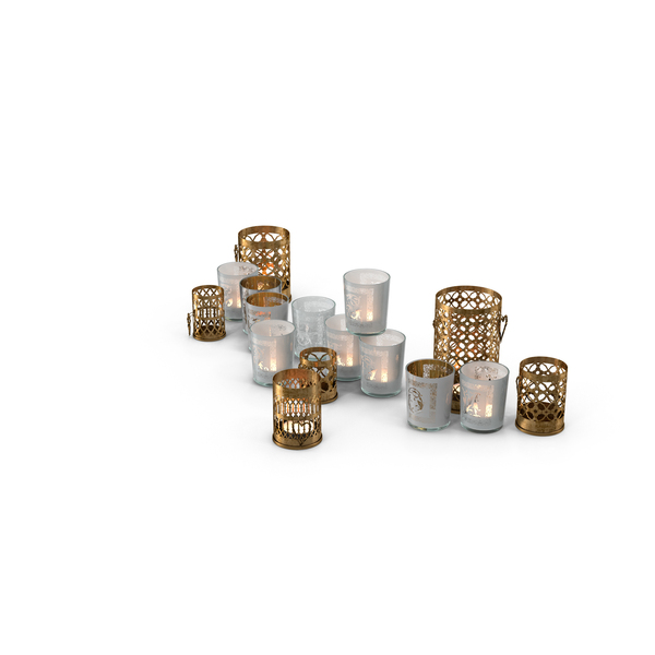 White Baroque Candle Holder PNG Images & PSDs for Download | PixelSquid - S111421866