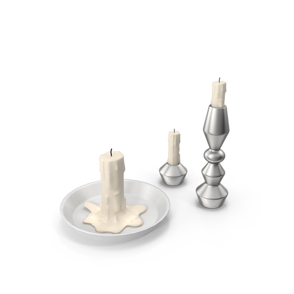 White Baroque Candle Holder PNG Images & PSDs for Download | PixelSquid - S111421866