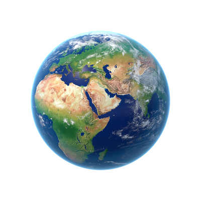 Glowing Digital Earth With Cosmic Swirl Of Particle Flow PNG Images ...