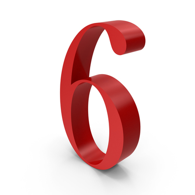 Number 6 PNG Images & PSDs for Download | PixelSquid