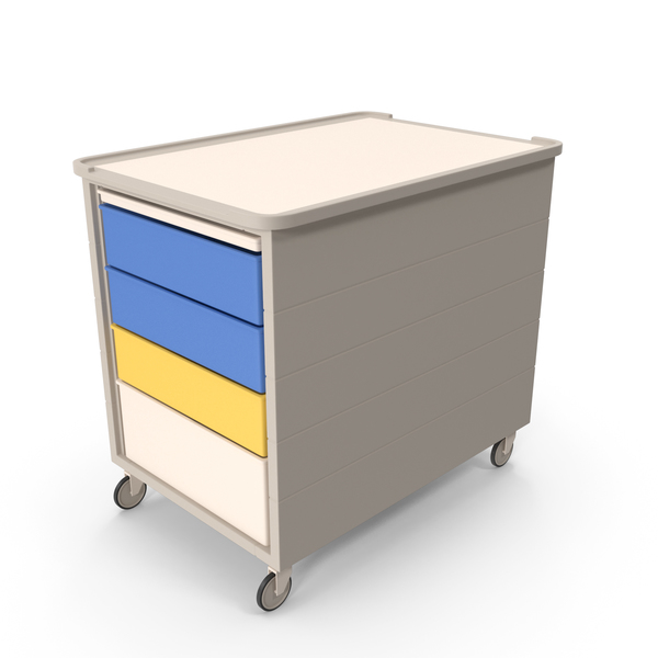 General Purpose Medical Cart with Drawers PNG Images & PSDs for ...