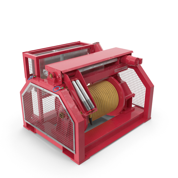 Winch Red Used PNG Images & PSDs for Download | PixelSquid - S114366894