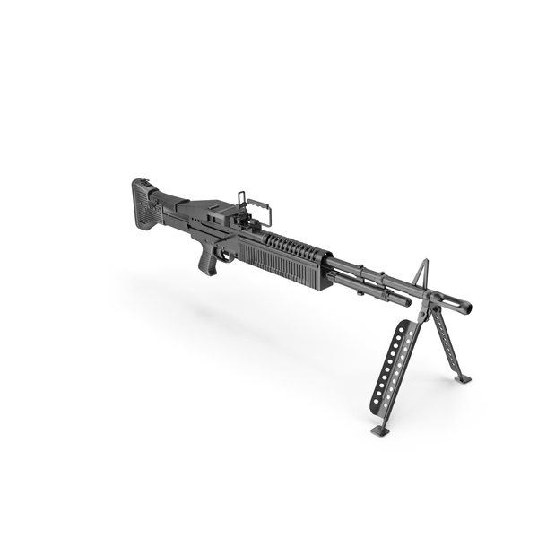 Machine Gun PKM Aimed PNG Images & PSDs for Download | PixelSquid ...