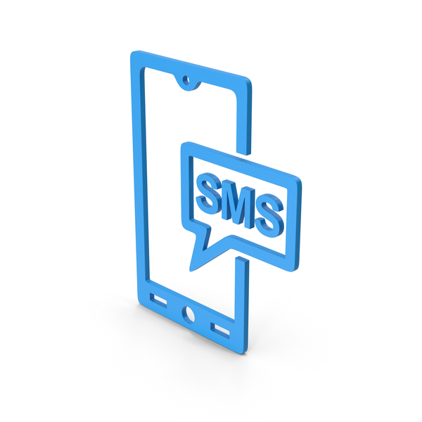 Blue Text Message Icon