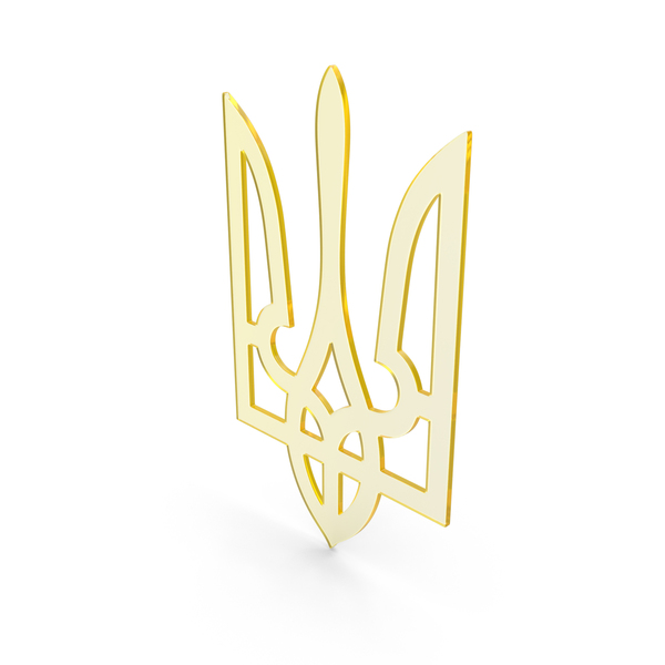 Ukrainian Trident Plastic Yellow PNG Images & PSDs for Download ...