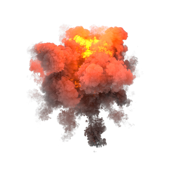 Aerial Explosion PNG Images & PSDs for Download | PixelSquid - S121014951