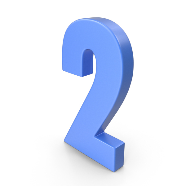 The Number 2 In Blue PNG Images & PSDs for Download | PixelSquid