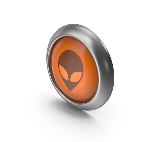 Alien Head Orange Icon Button PNG Images & PSDs for Download ...