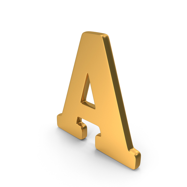 Alphabet A Icon Gold PNG Images & PSDs for Download | PixelSquid ...