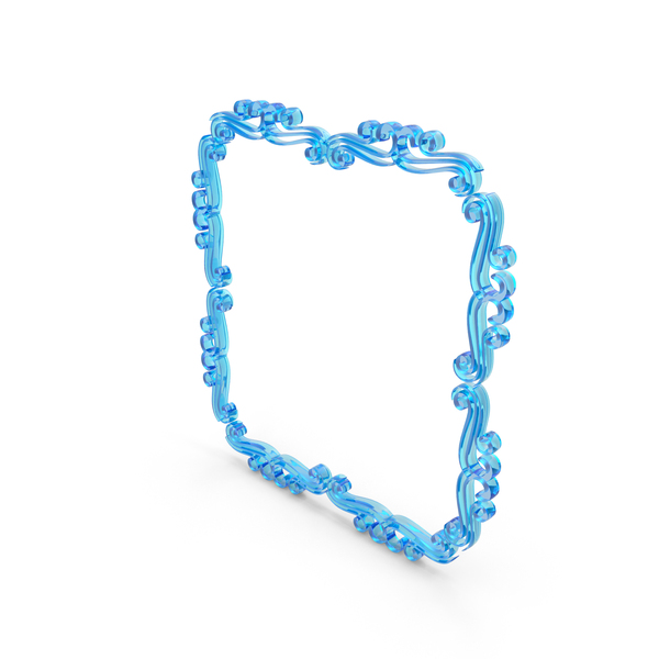 Big Blue Glass Square Decorative Frame Png Images And Psds For Download Pixelsquid S11957550a