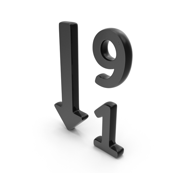 Black User Interface Descending Numeric Sort Icon Png Images And Psds For Download Pixelsquid