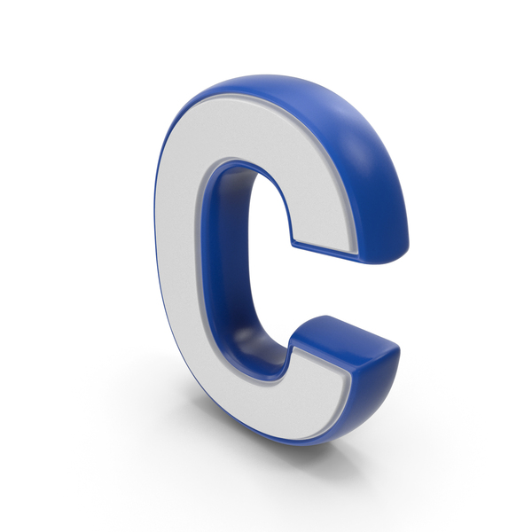 Blue Dual Color Capital Alphabet C PNG Images & PSDs for Download ...