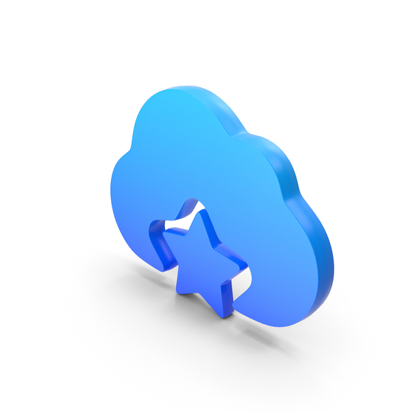 Blue Favorite Cloud Symbol PNG Images & PSDs for Download | PixelSquid ...
