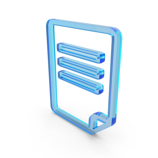Blue Glass File Symbol PNG Images & PSDs for Download | PixelSquid ...