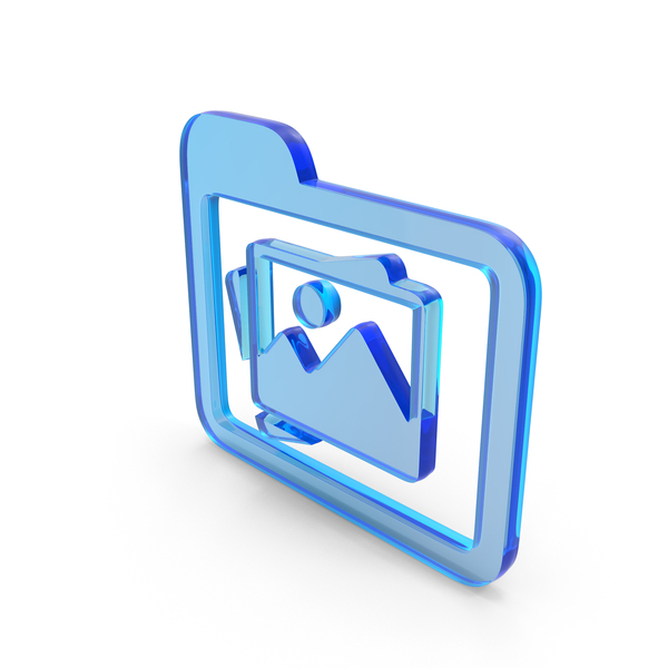 Blue Glass Gallery Folder Symbol PNG Images & PSDs for Download ...