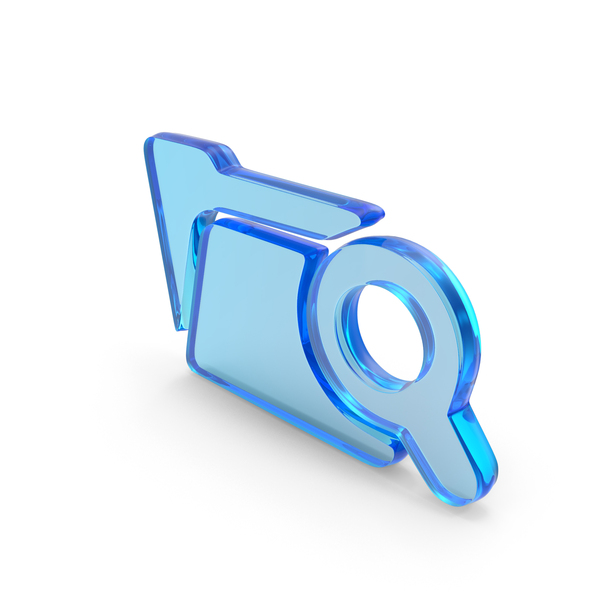 Blue Glass Search Folder Symbol PNG Images & PSDs for Download ...