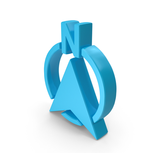 Blue North Arrow Direction Pointer Symbol PNG Images & PSDs for ...