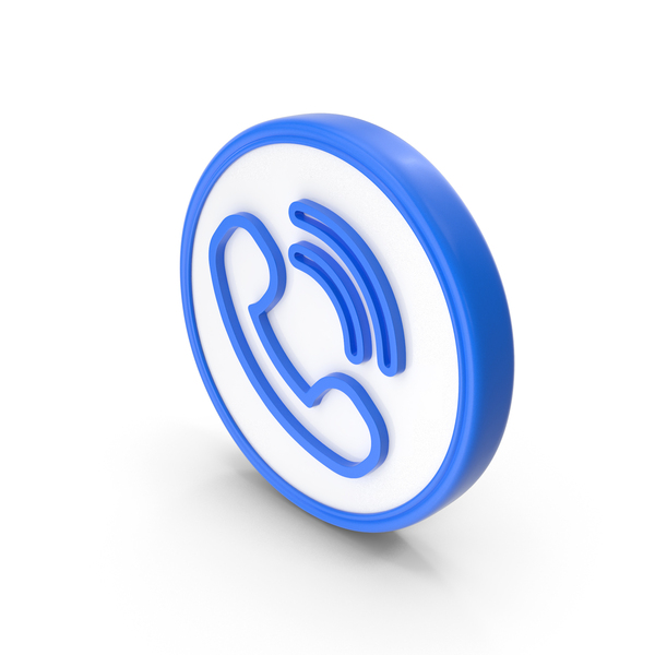 Blue & White Call High Ring Symbol PNG Images & PSDs for Download ...
