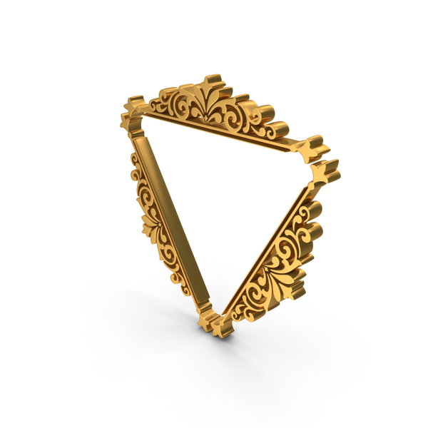 Border Triangle Frame Design Gold Png Images And Psds For Download