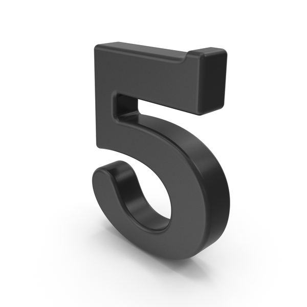 Digit 5 PNG Images & PSDs for Download | PixelSquid - S11782229C