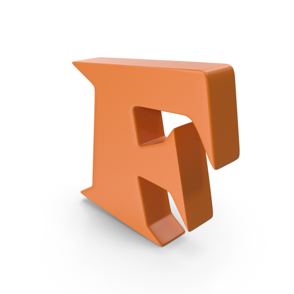 F Orange PNG Images & PSDs for Download | PixelSquid - S115543821