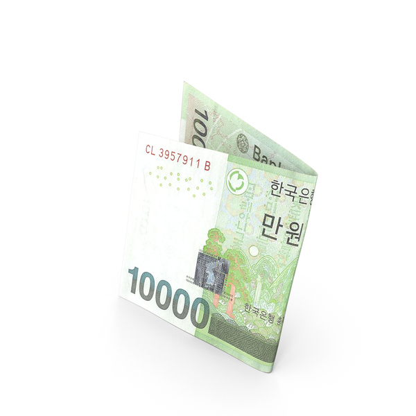 Korean Won PNG Images & PSDs for Download | PixelSquid