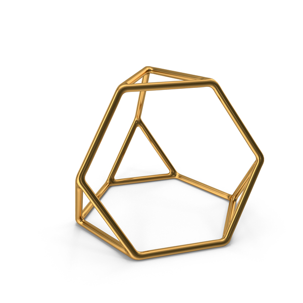 Geometric Shape Gold PNG Images & PSDs for Download | PixelSquid ...