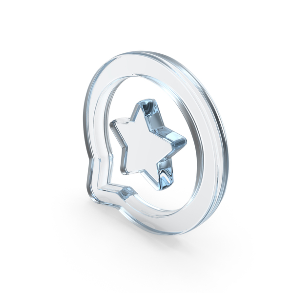 Glass Star Message Symbol PNG Images & PSDs for Download | PixelSquid ...