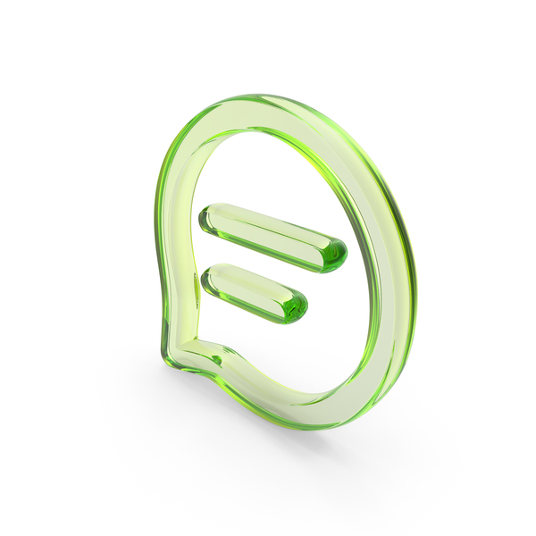 Glass Text Message Symbol PNG Images & PSDs for Download | PixelSquid ...