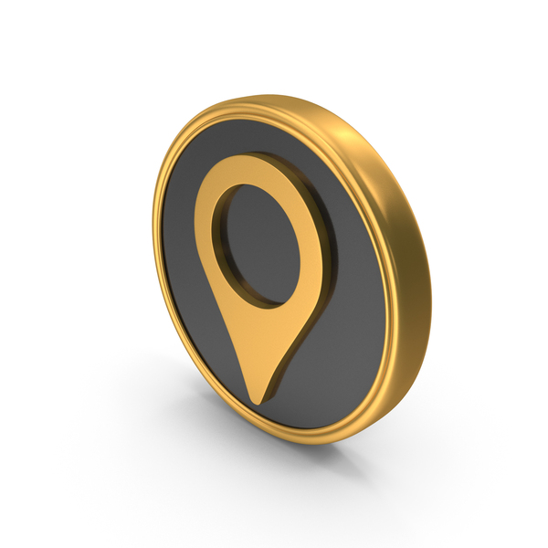 Gold & Black Navigation Pin Symbol PNG Images & PSDs for Download ...