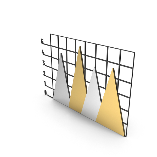 Gold Graph PNG Images & PSDs for Download | PixelSquid - S11698735F