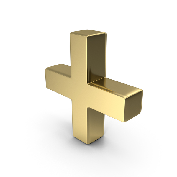 Gold Plus Symbol PNG Images & PSDs for Download | PixelSquid - S11793790E