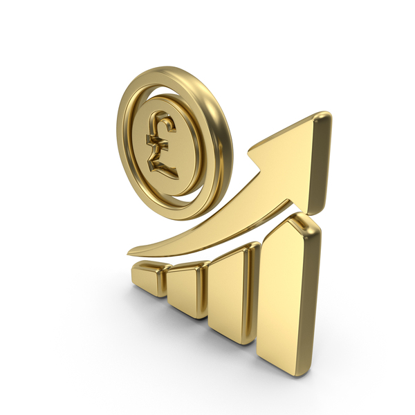 Gold Pound Business Growth Chart Symbol PNG Images & PSDs for Download ...