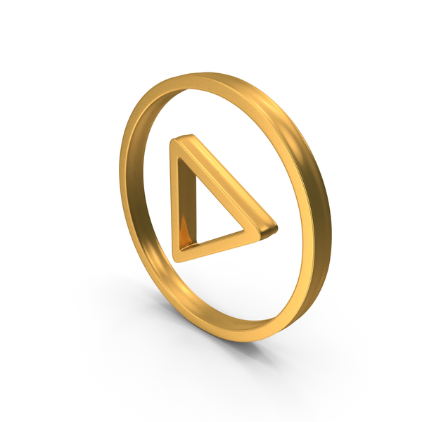 Gold Round Play Music Symbol PNG Images & PSDs for Download ...