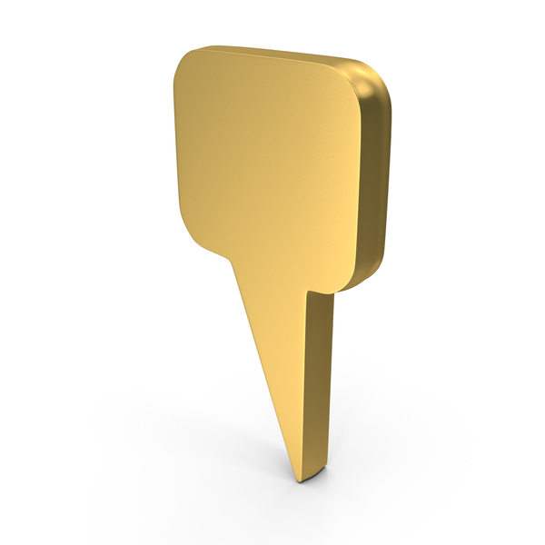 Gold Speech Bubble Chat Symbol PNG Images & PSDs for Download ...