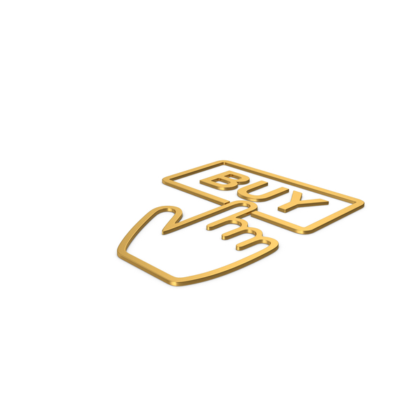 Gold Symbol Buy Button PNG Images & PSDs for Download | PixelSquid ...