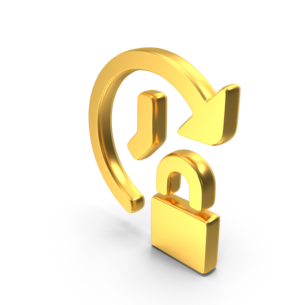 Gold Time Lock Symbol PNG Images & PSDs for Download | PixelSquid ...