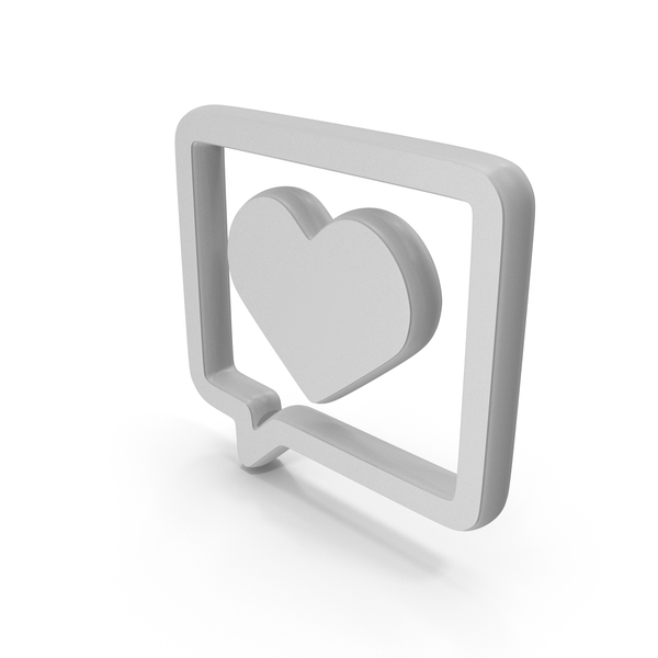 Gray Love Message Symbol PNG Images & PSDs for Download | PixelSquid ...