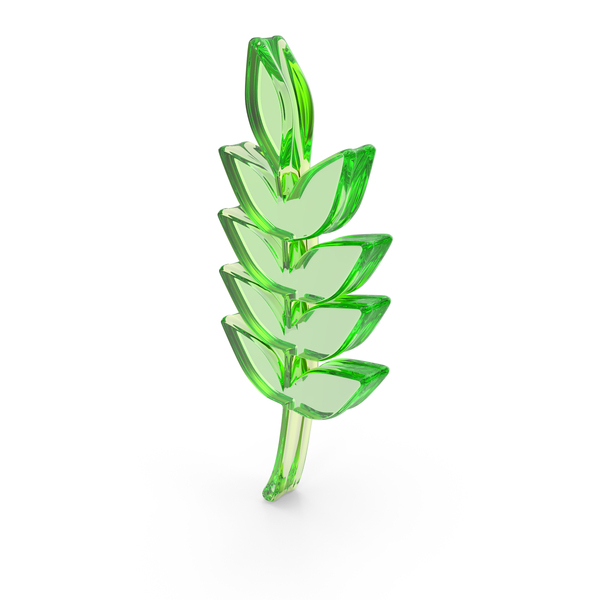 Green Glass Leaf Symbol PNG Images & PSDs for Download | PixelSquid ...