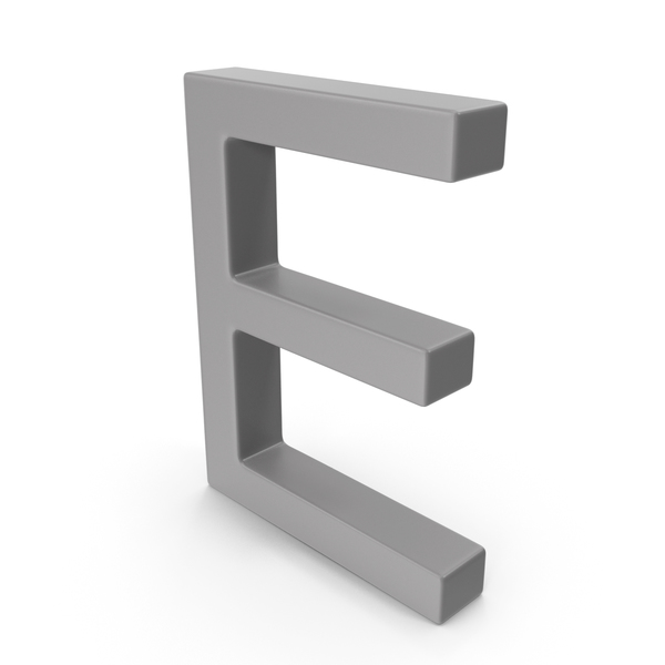 Letter E Grey PNG Images & PSDs for Download | PixelSquid - S115481255