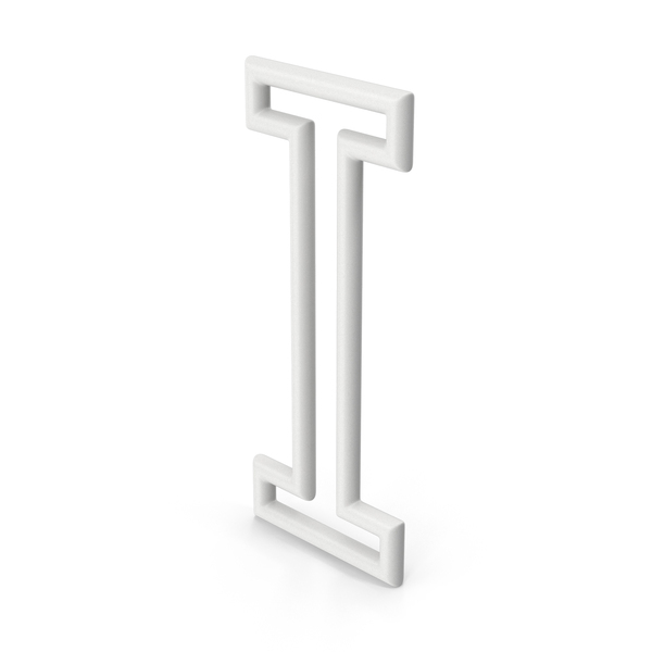 Letter I White PNG Images & PSDs for Download | PixelSquid - S117362460