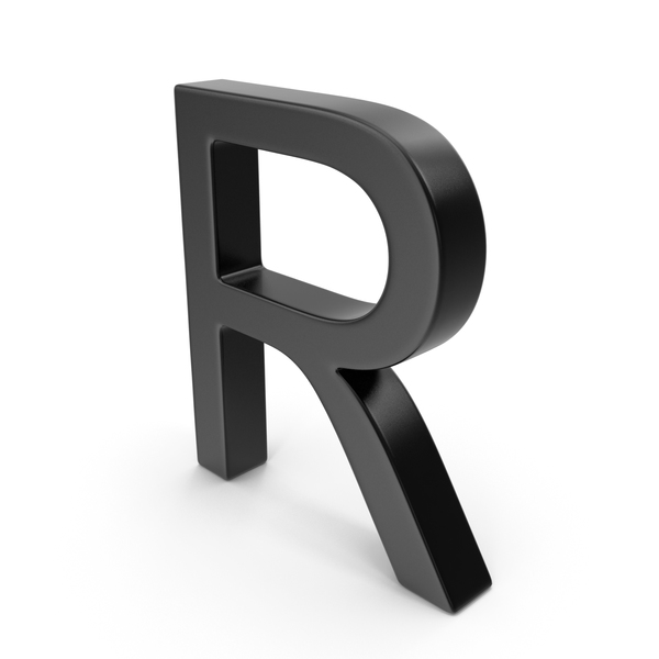 Letter R Black PNG Images & PSDs for Download | PixelSquid - S11548459F