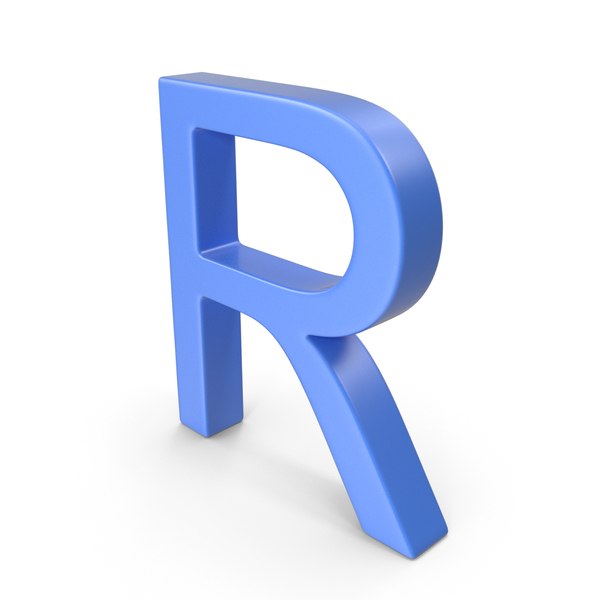 Letter R Blue PNG Images & PSDs for Download | PixelSquid - S115484615