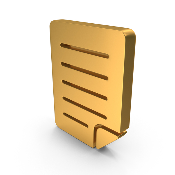 Note Pad Gold PNG Images & PSDs for Download | PixelSquid - S118713457