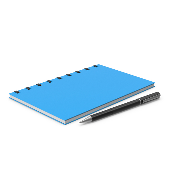 Notepad Blue With Pen PNG Images & PSDs for Download | PixelSquid ...