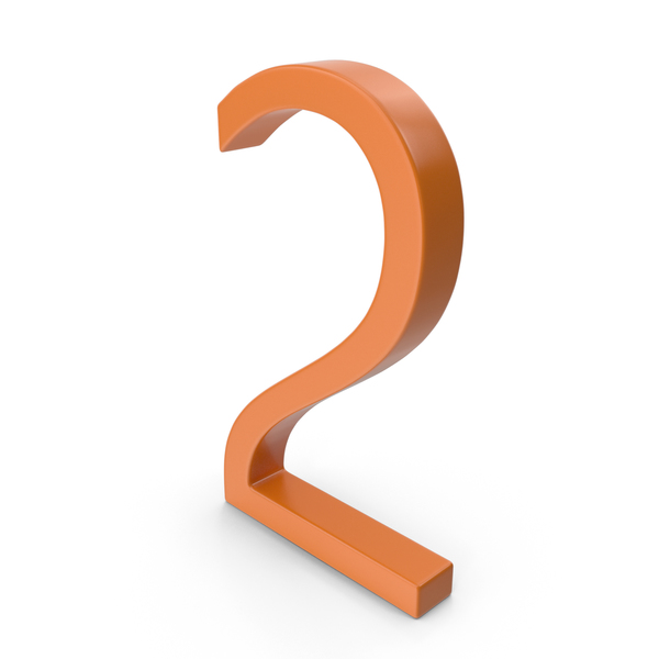 Number 2 Orange PNG Images & PSDs for Download | PixelSquid - S115555646