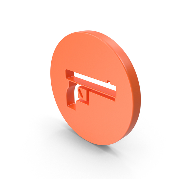 Orange Round Pistol Icon PNG Images & PSDs for Download | PixelSquid ...