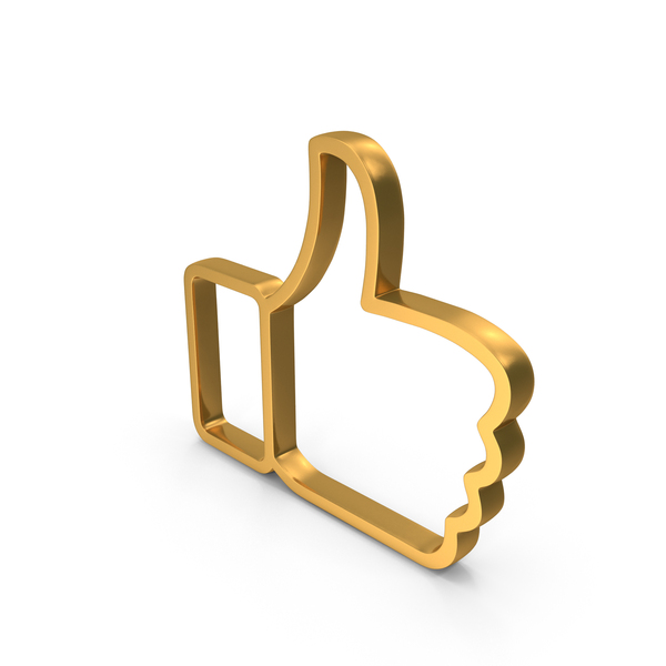 Outline Like Symbol Gold PNG Images & PSDs for Download | PixelSquid ...